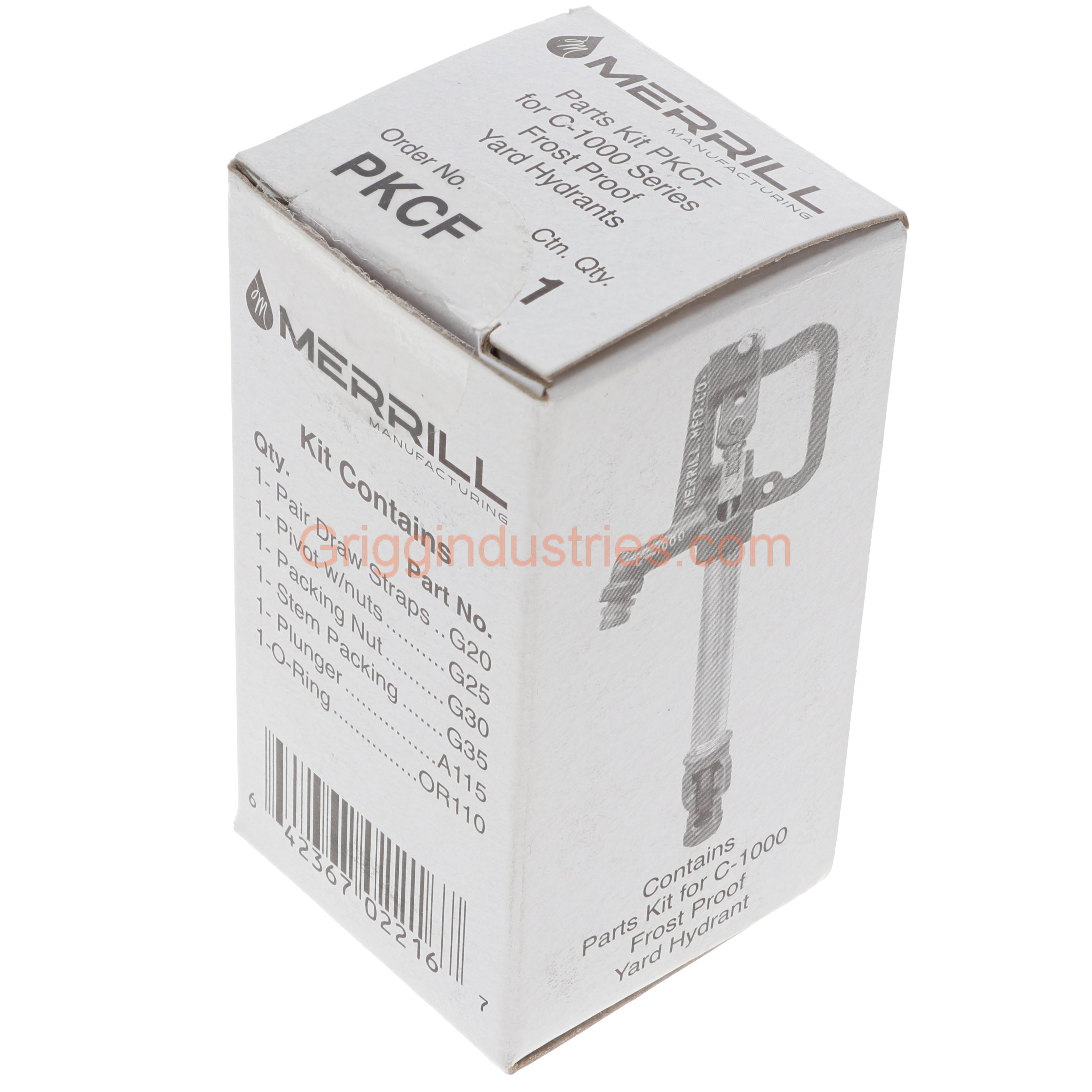 Merrill PKCF Repair Kit For C-1000 & CNL-1000 Yard Hydrants ...