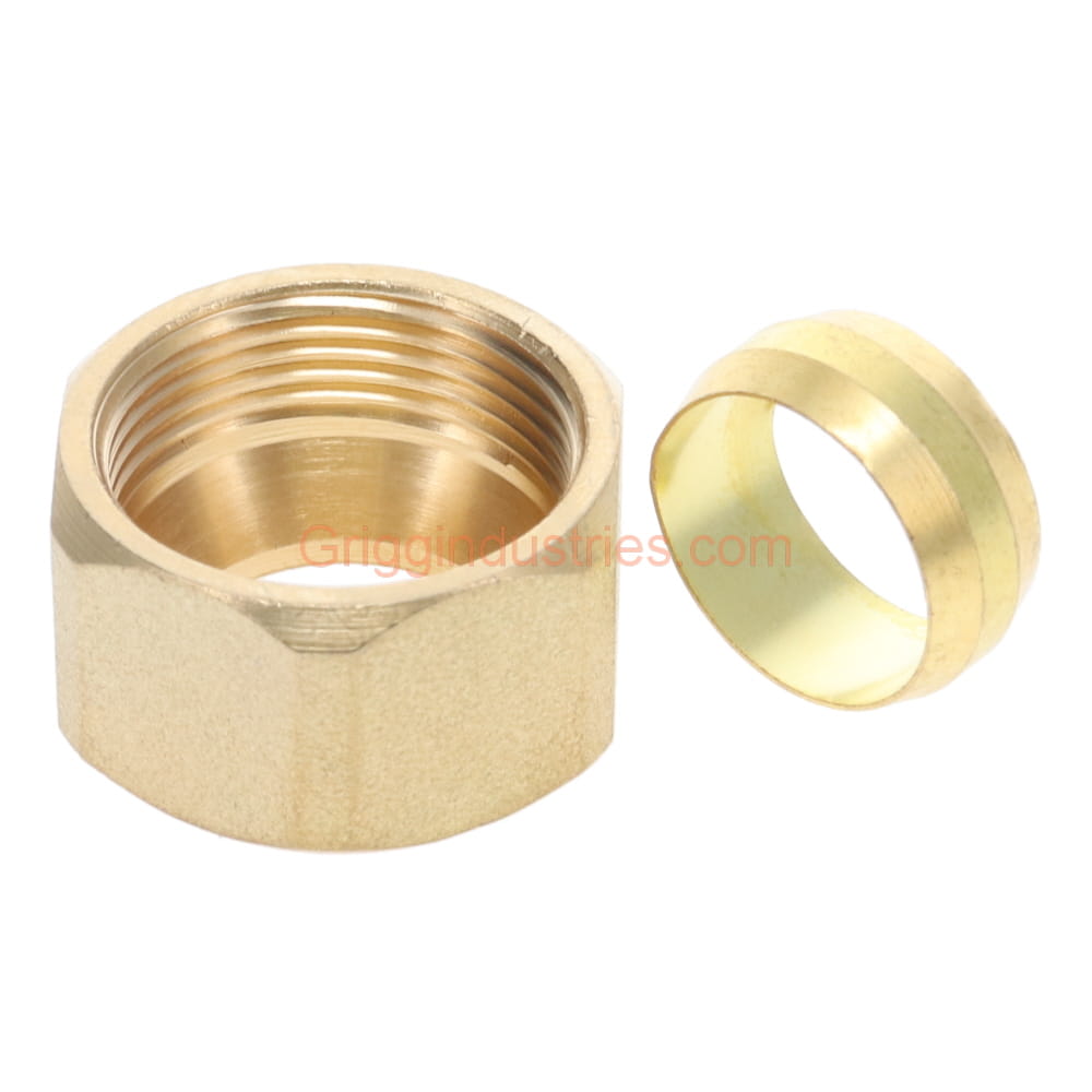 Arrowhead Brass ABP PK1180 Compression Nut With Ferrule ...